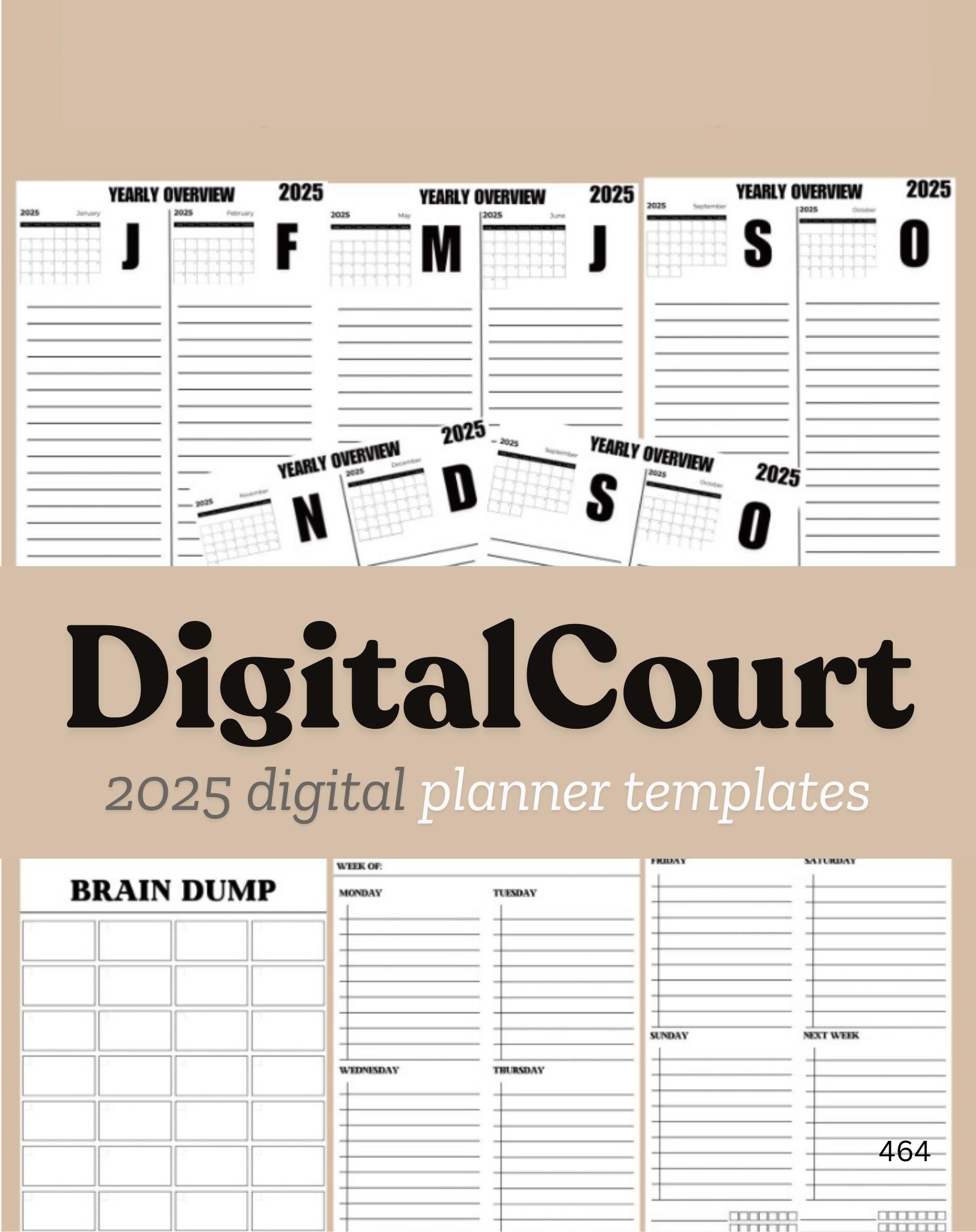 2025 Planner Templates - Etsy