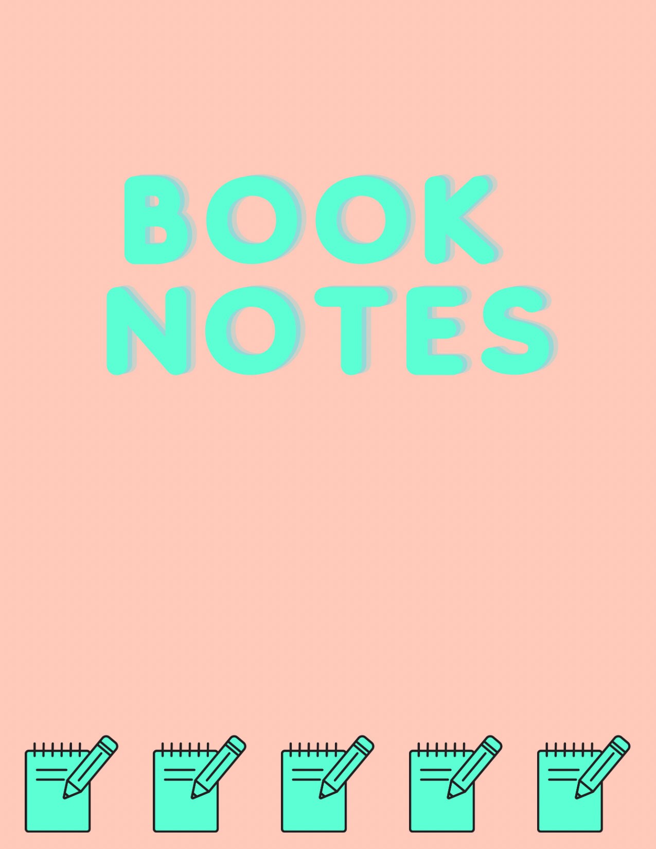 Reading Journal & Book Log Bundle - Etsy
