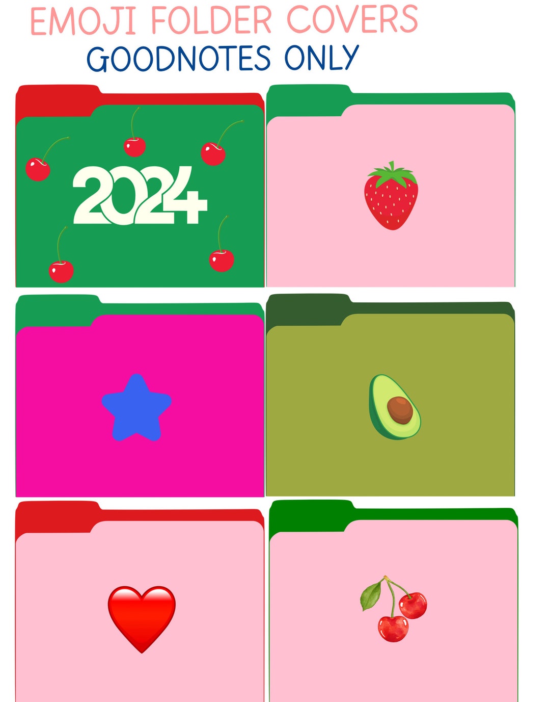 Emoji Folder Covers - Etsy