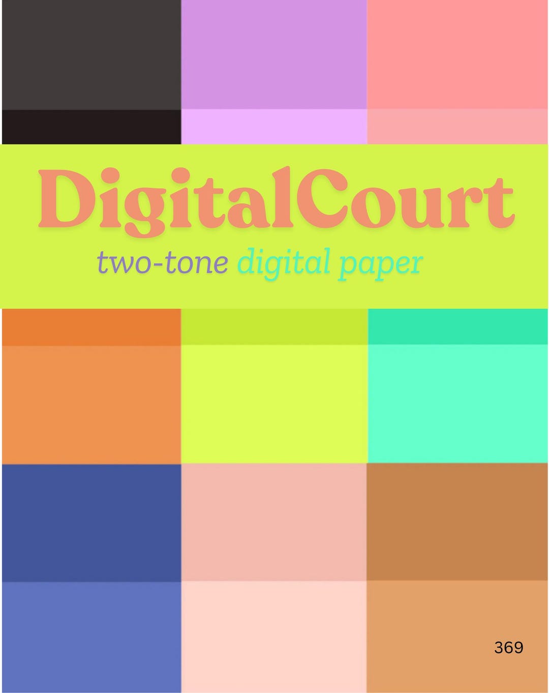 Two-tone Digital Paper - Etsy