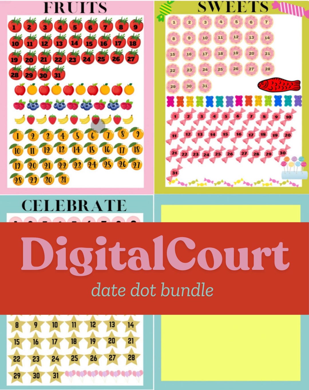 Date Dot Bundle 2 - Etsy