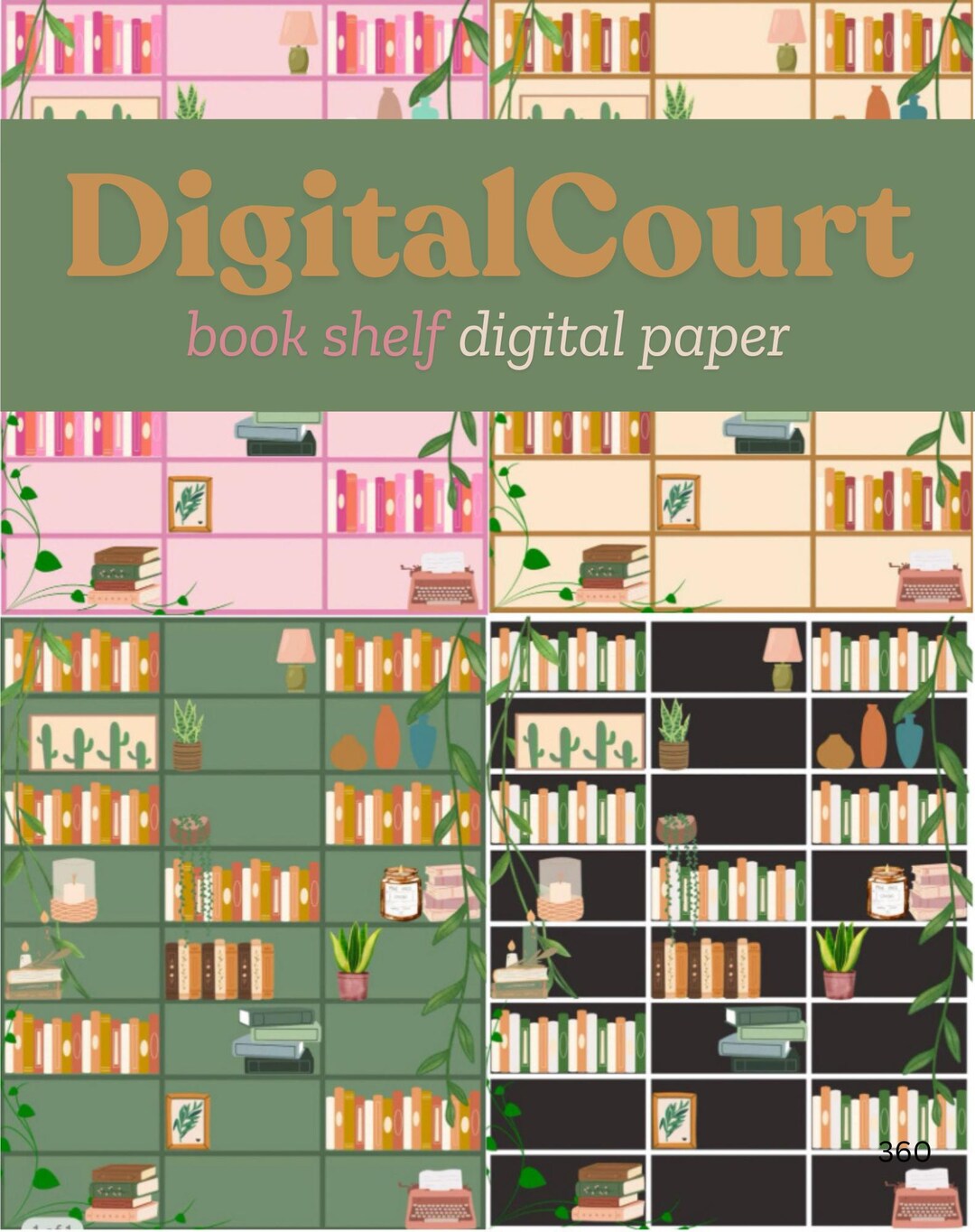 Book Shelf Paper - Etsy