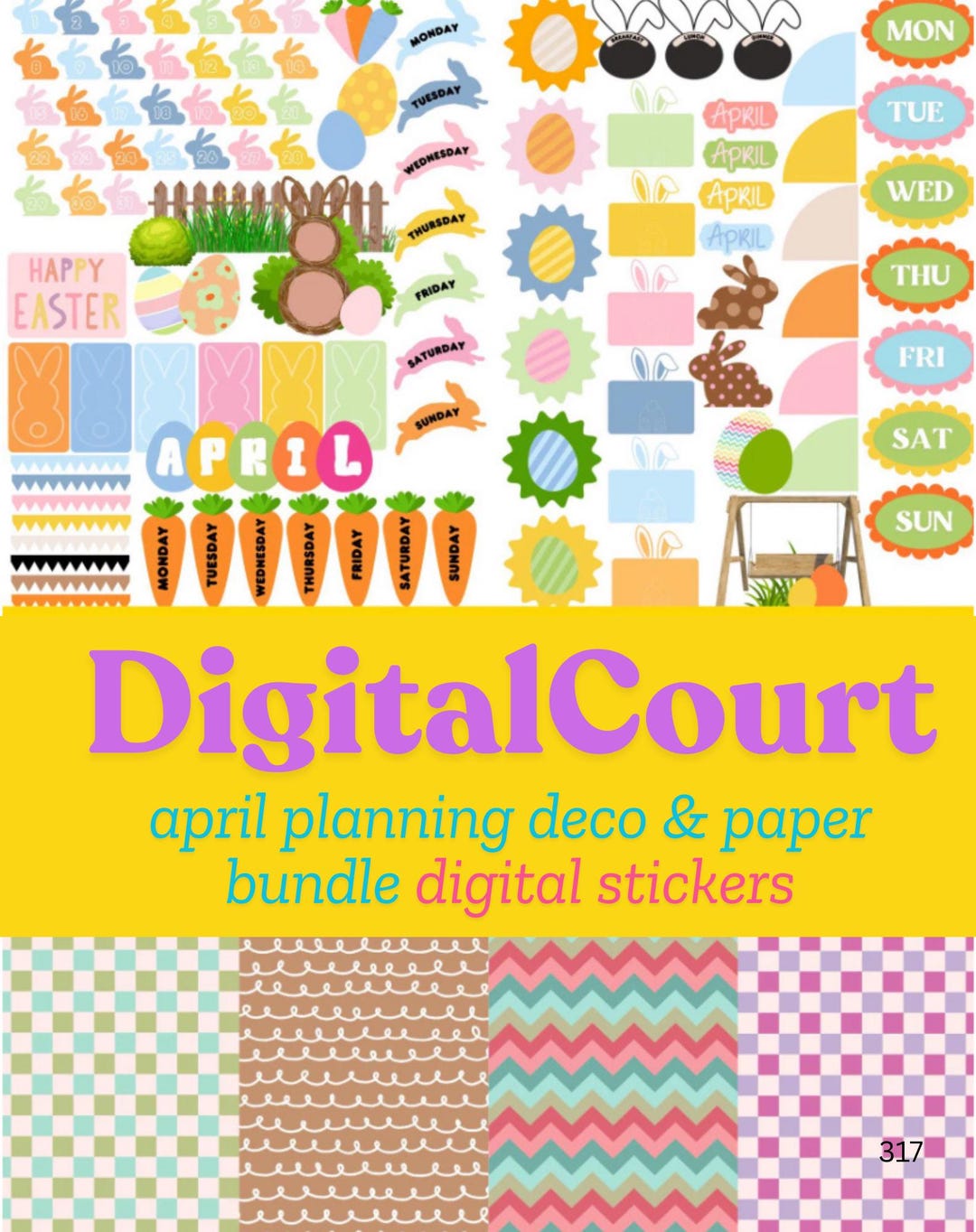 April Planning Bundle - Etsy