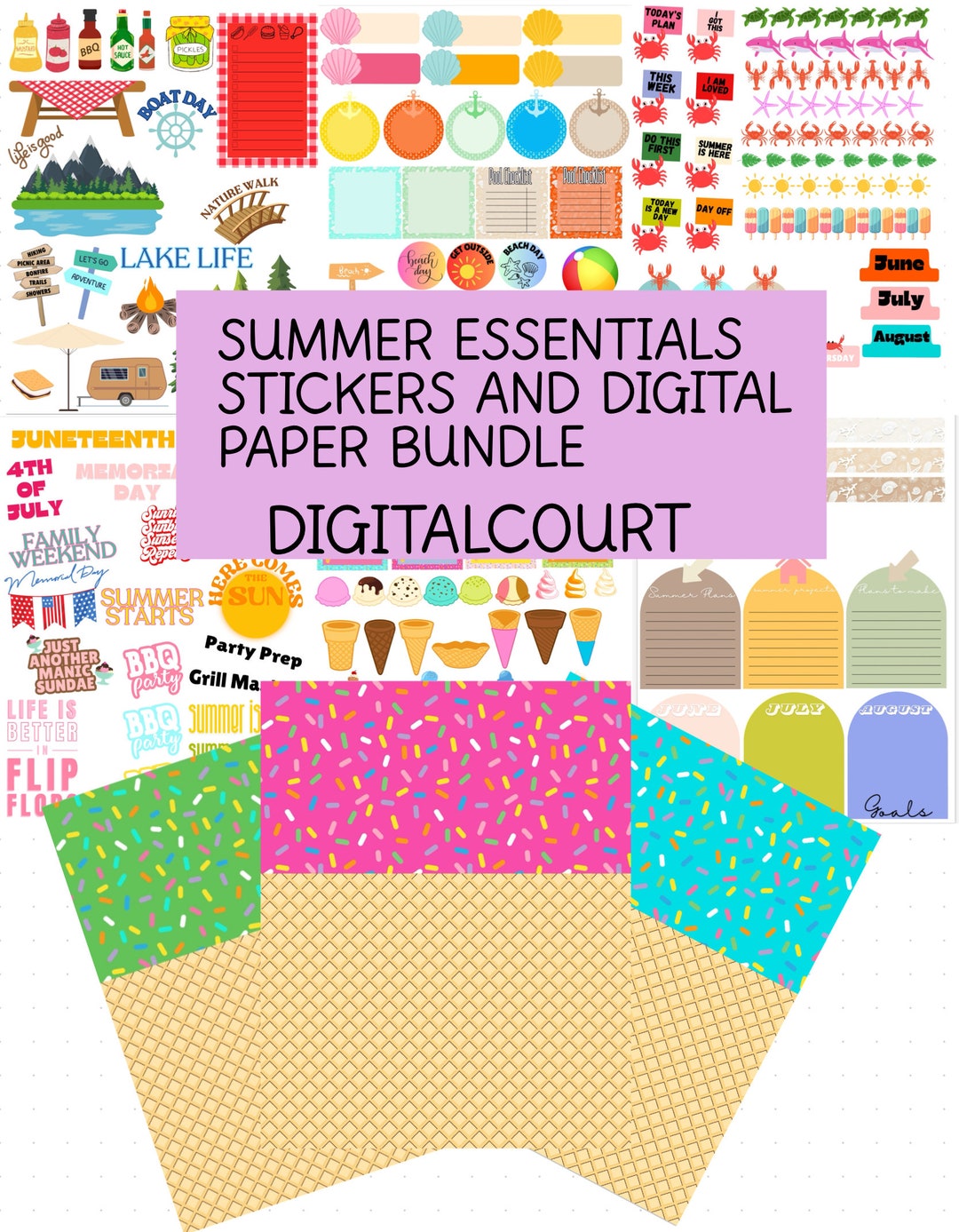 The Summer Essentials Planning Bundle - Etsy