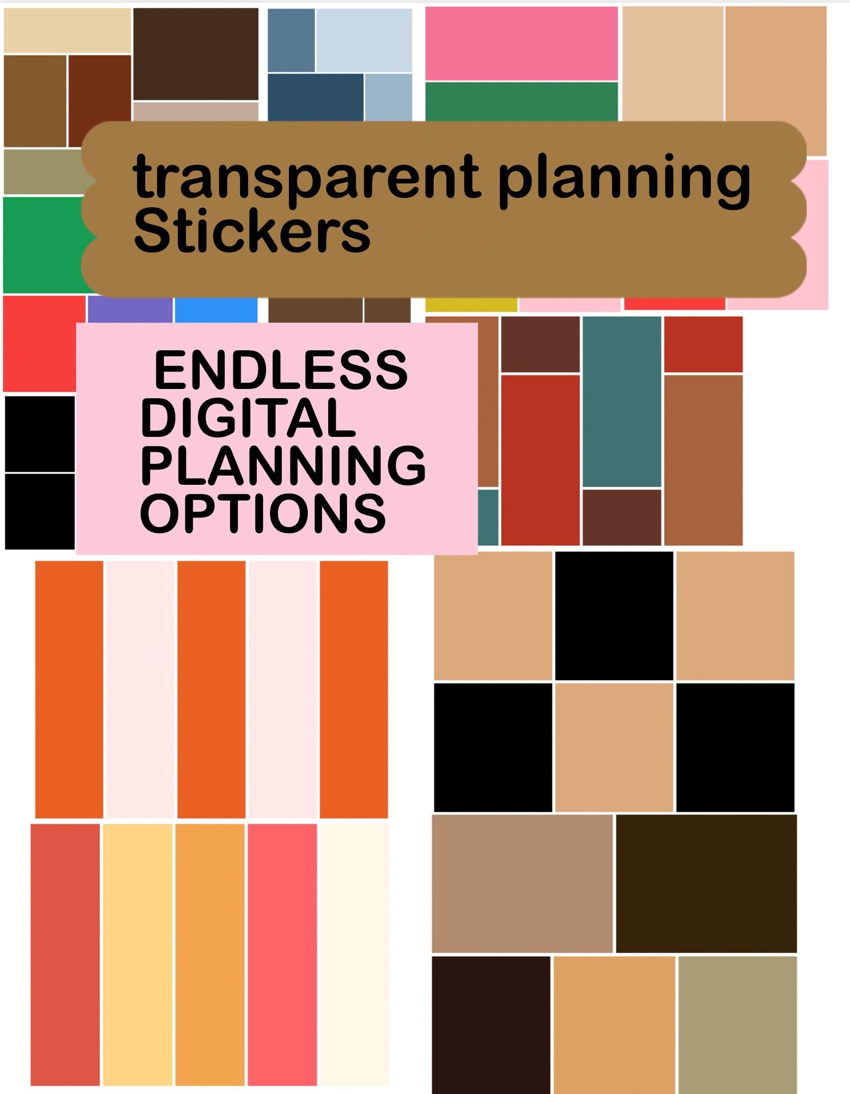 Transparent Weekly/ Daily Layouts - Etsy