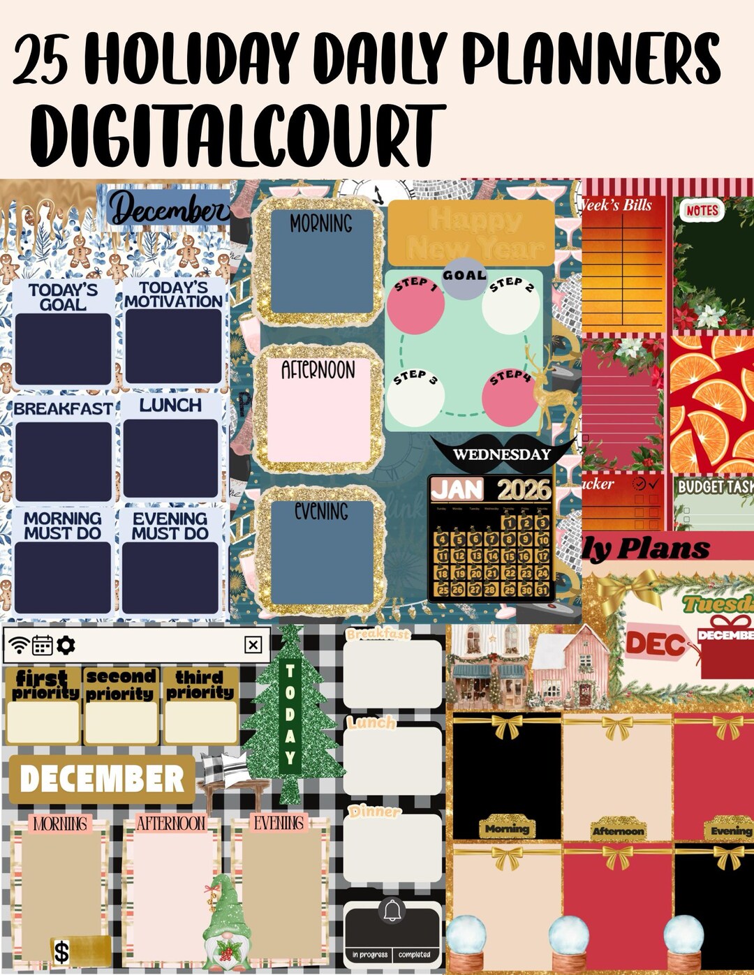 December Daily Bundle - Etsy