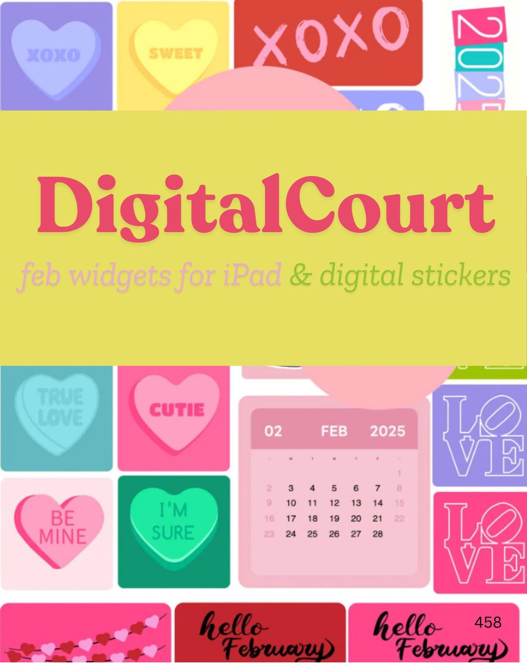 February Widgets - Etsy