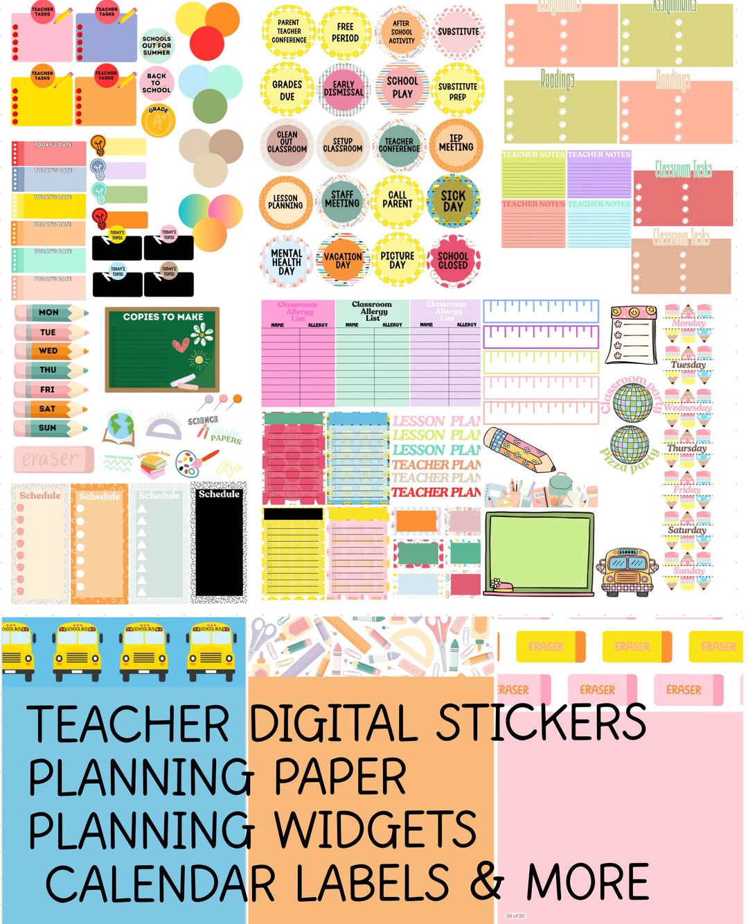 Teacher Planning Bundle - Etsy