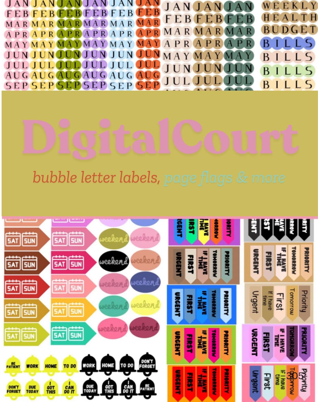 Bubble Labels & More - Etsy