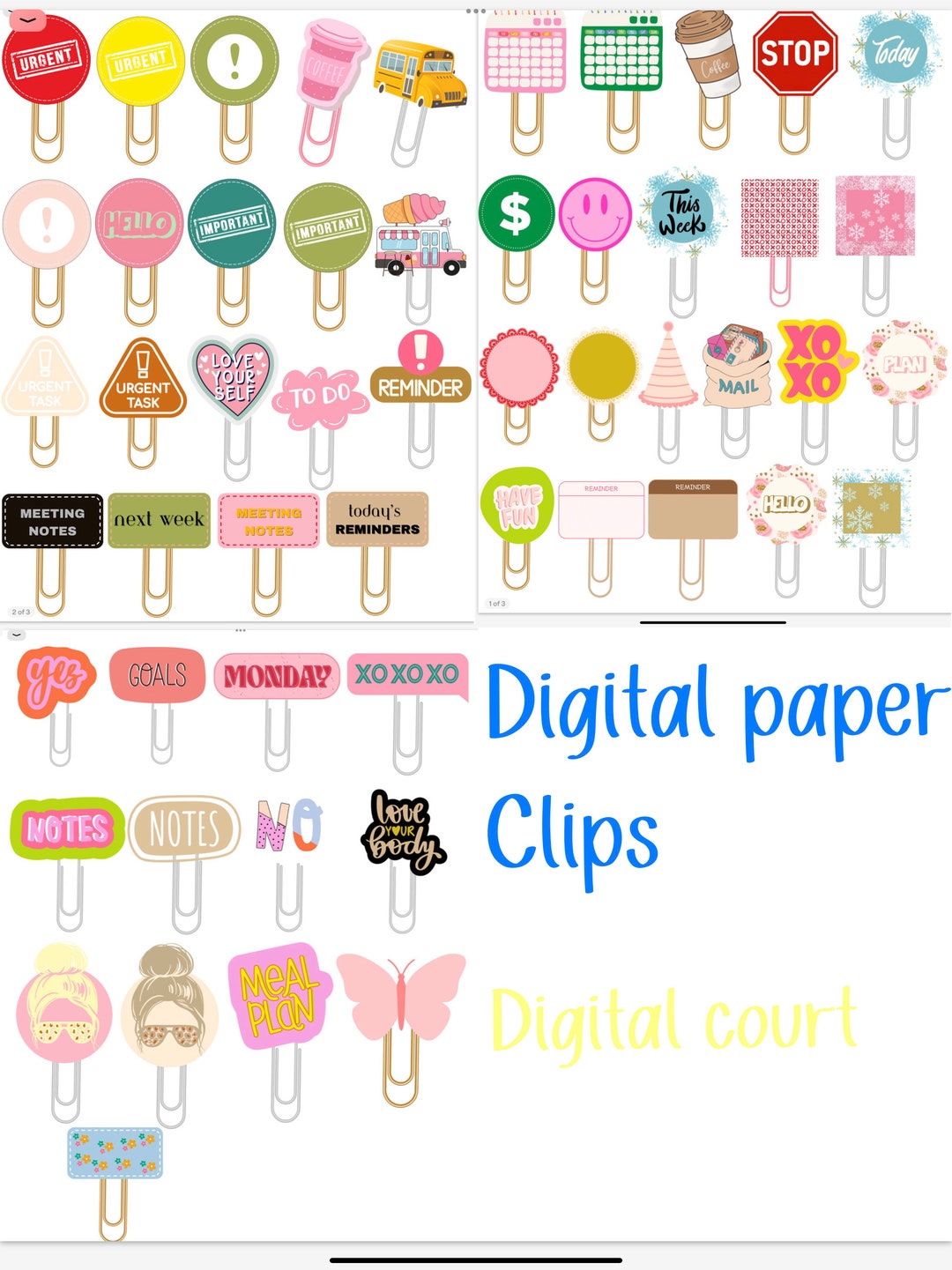 Decorative Paper Clip 2 - Etsy