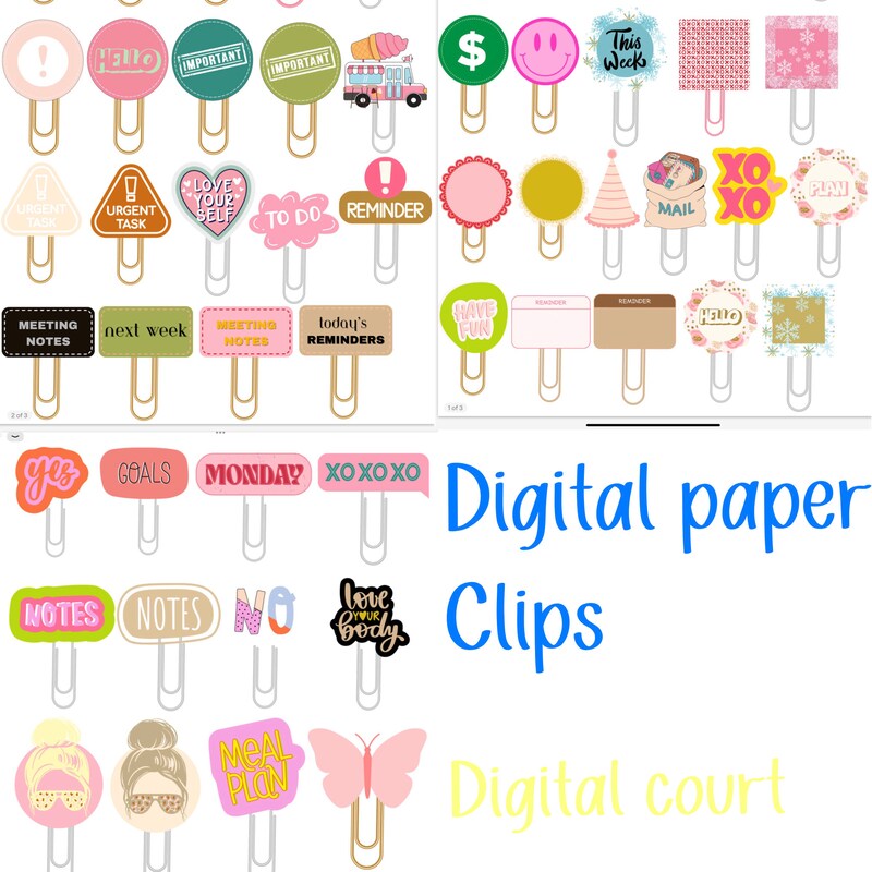 Decorative Paper Clips - Etsy