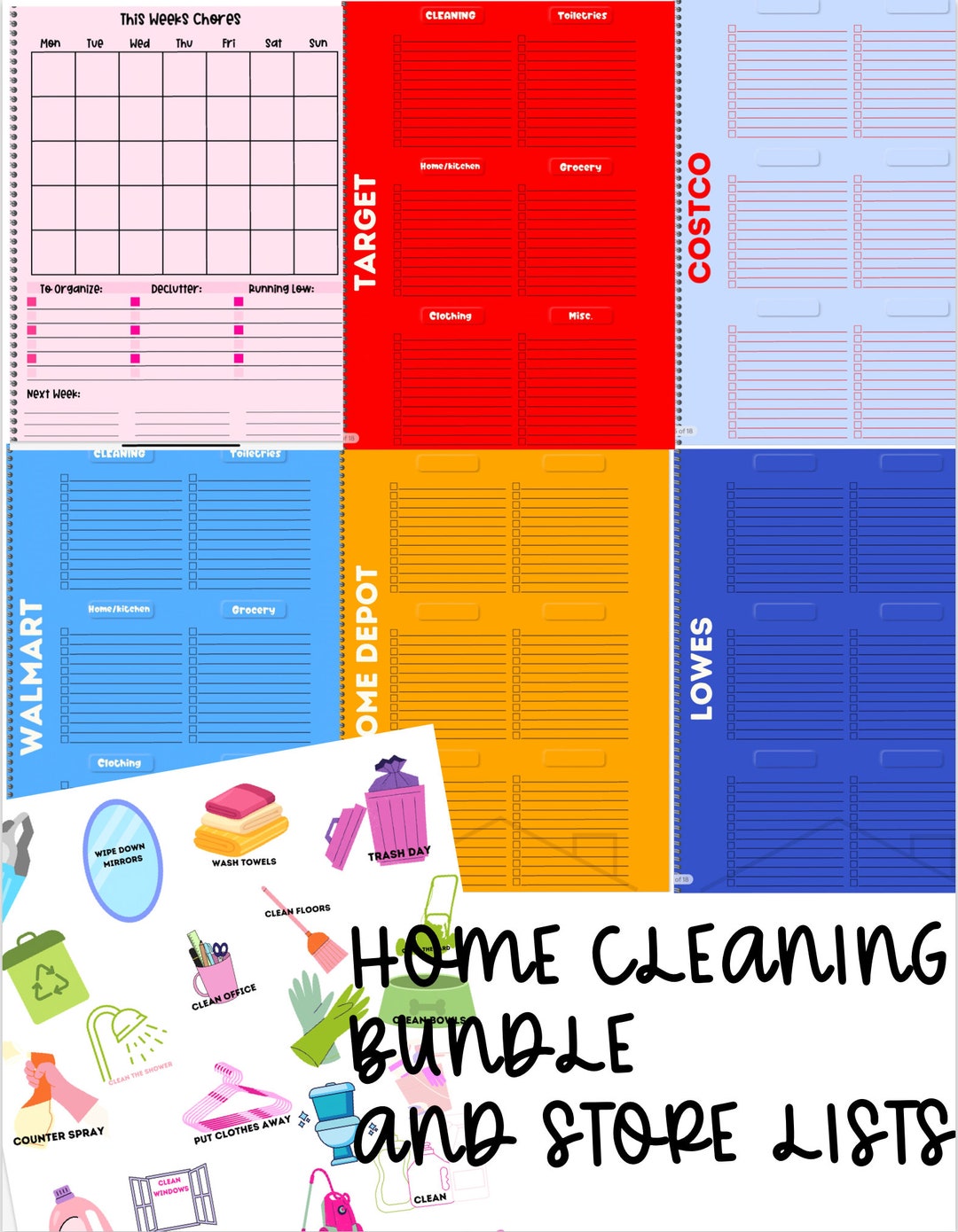 Home/ Cleaning Bundle ' - Etsy