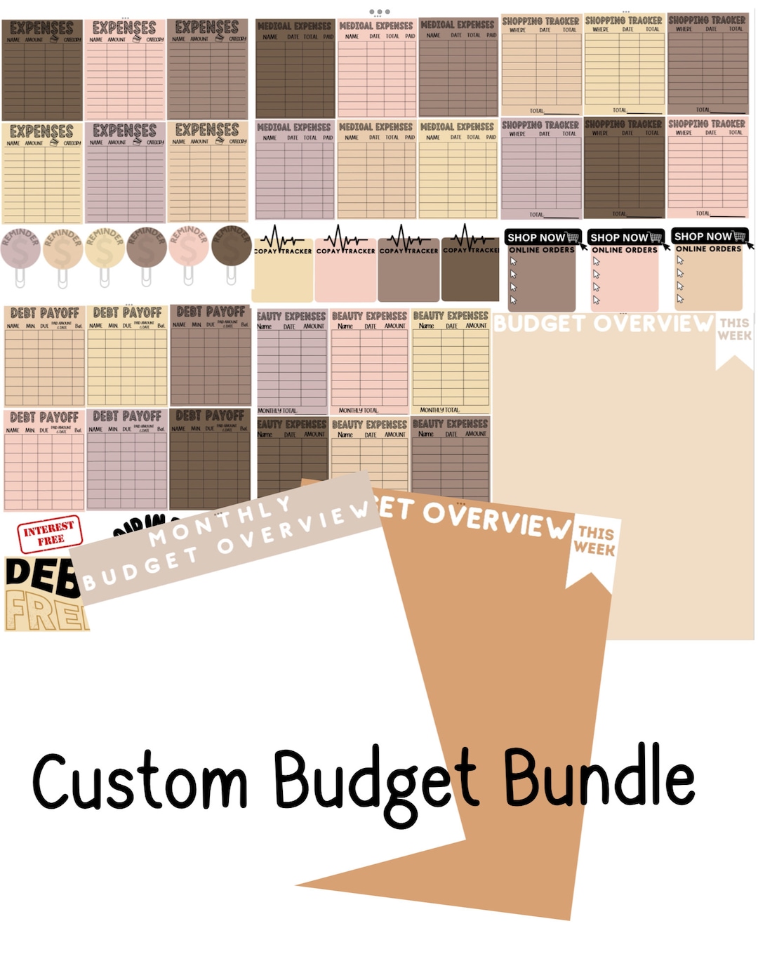 Neutral Budget Custom Bundle - Etsy