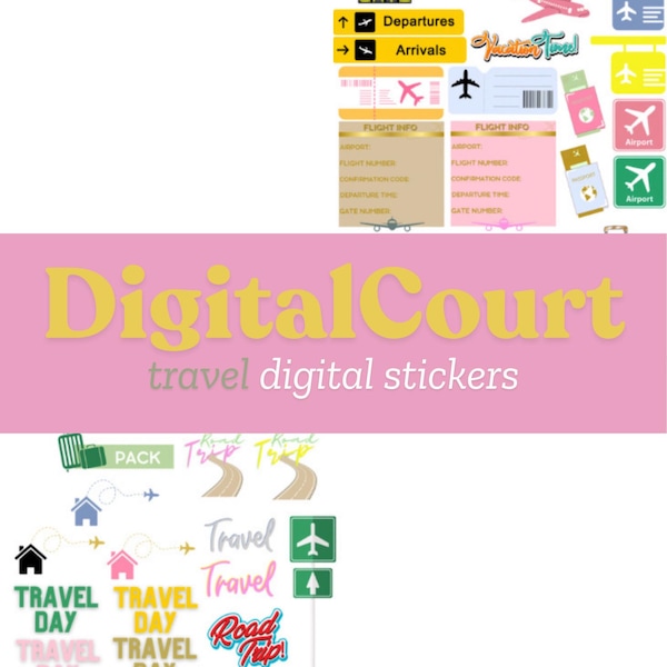 Travel Stickers - Etsy