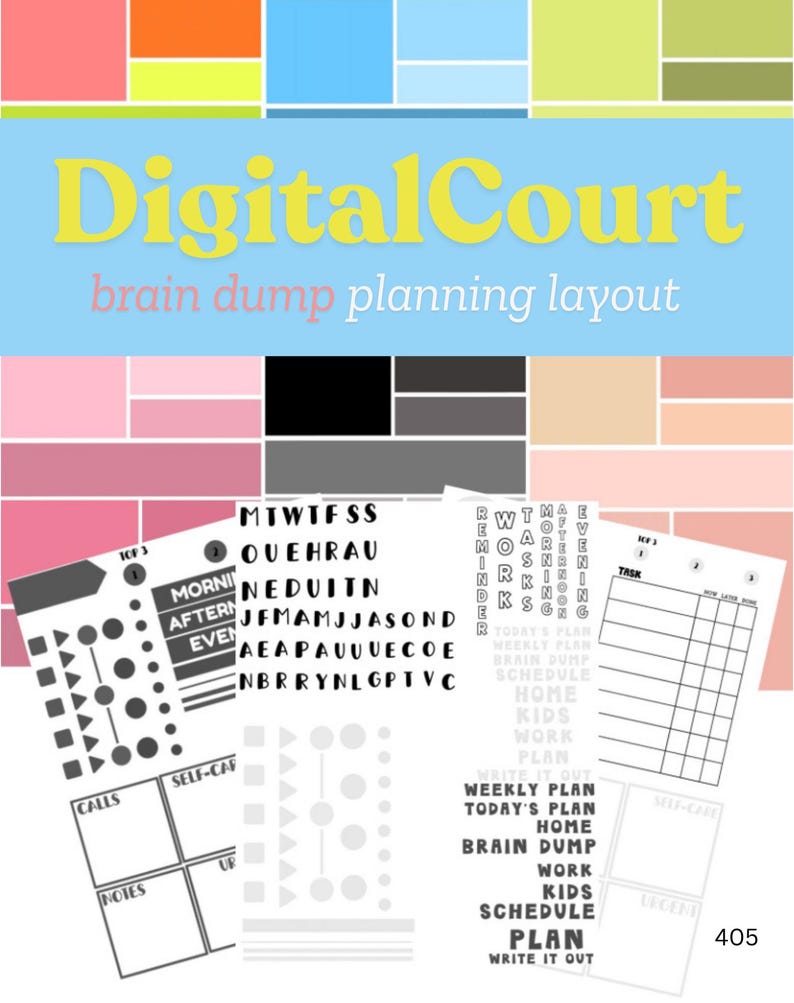 The Brain Dump Layout - Etsy