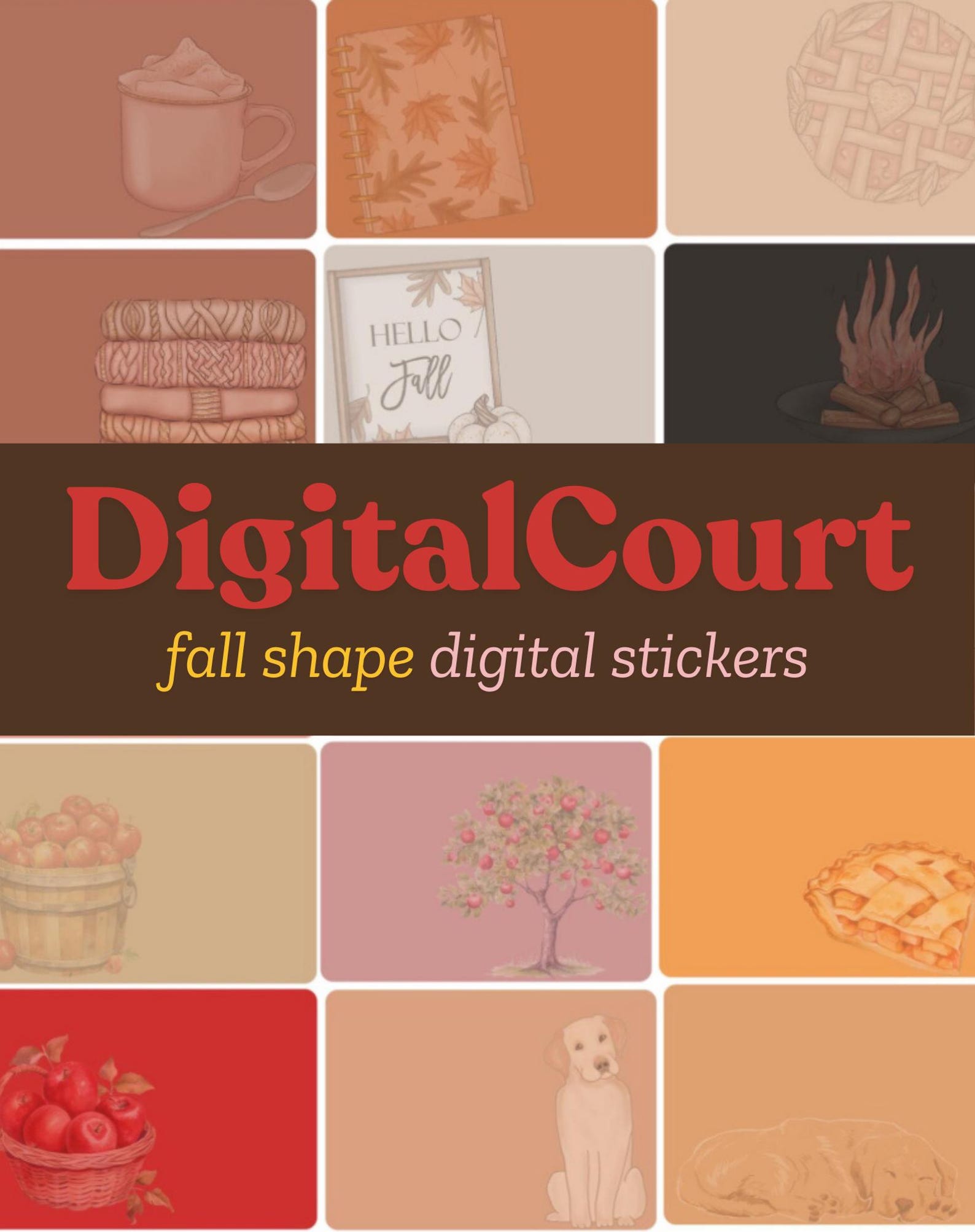 Fall Shapes - Etsy