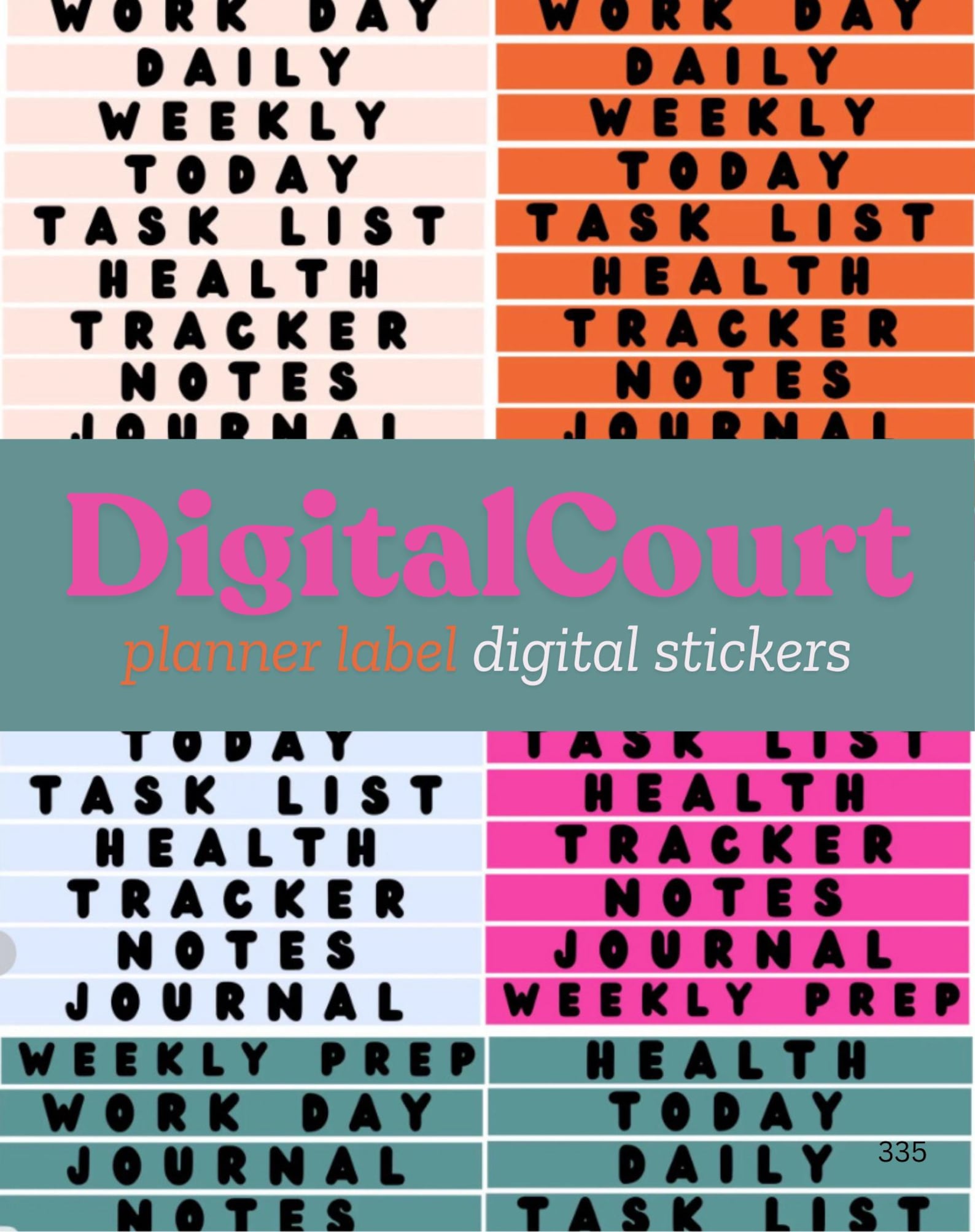 Planner Labels - Etsy
