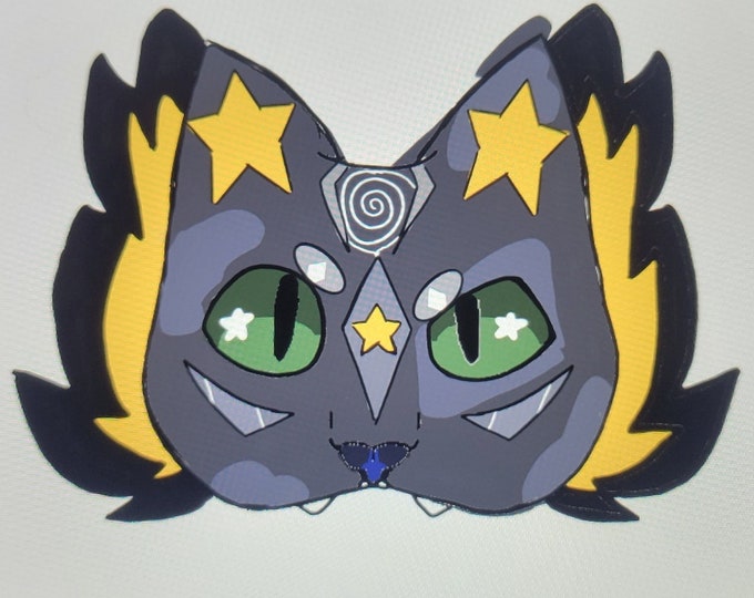 Icy Cat Mask - Etsy