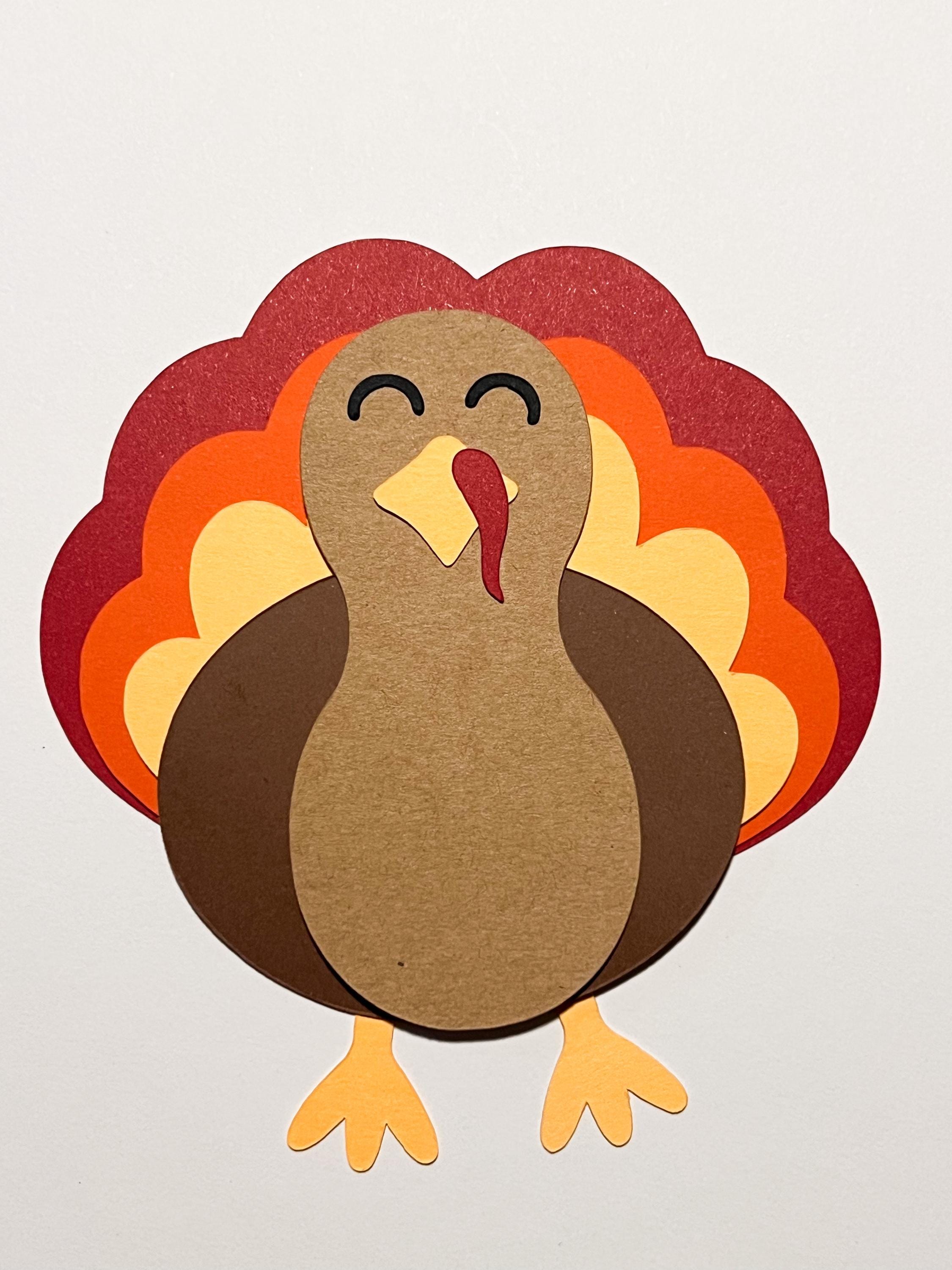 Turkey Paper Craft | Thanksgiving Cardstock DIY | Fall Decor | Kids ...