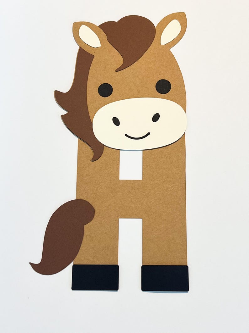 Horse Alphabet Craft Kit: Letter H Activity - Etsy