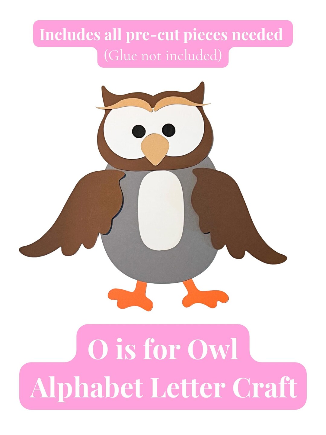 Owl Alphabet Craft Kit: Letter O Activity - Etsy