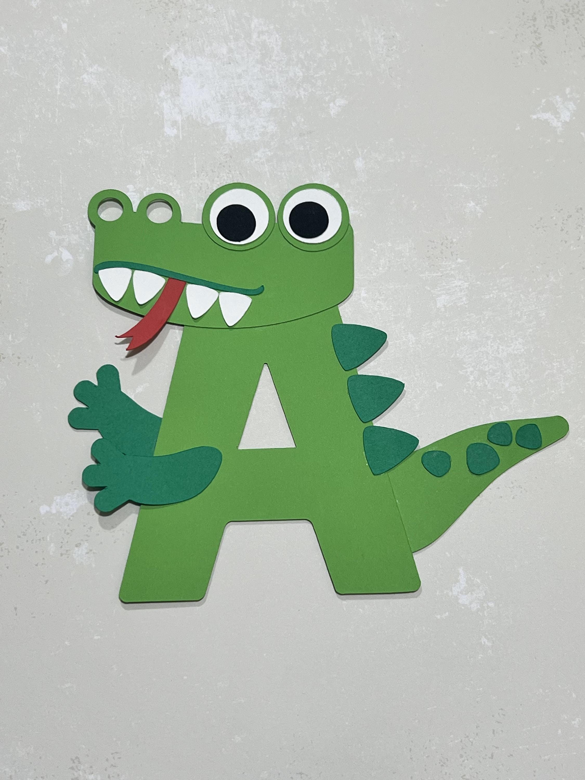 A is for Alligator Craft Kit – Alphabet Animal Letter Craft for ...