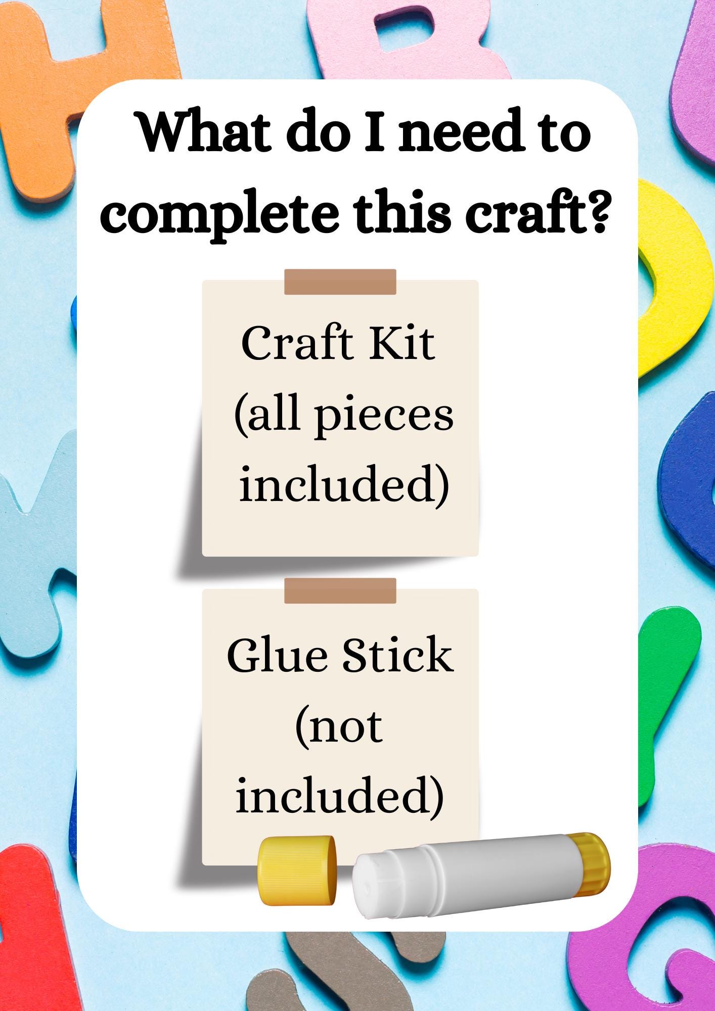 Umbrella Bird Alphabet Craft Kit: Letter U Activity - Etsy