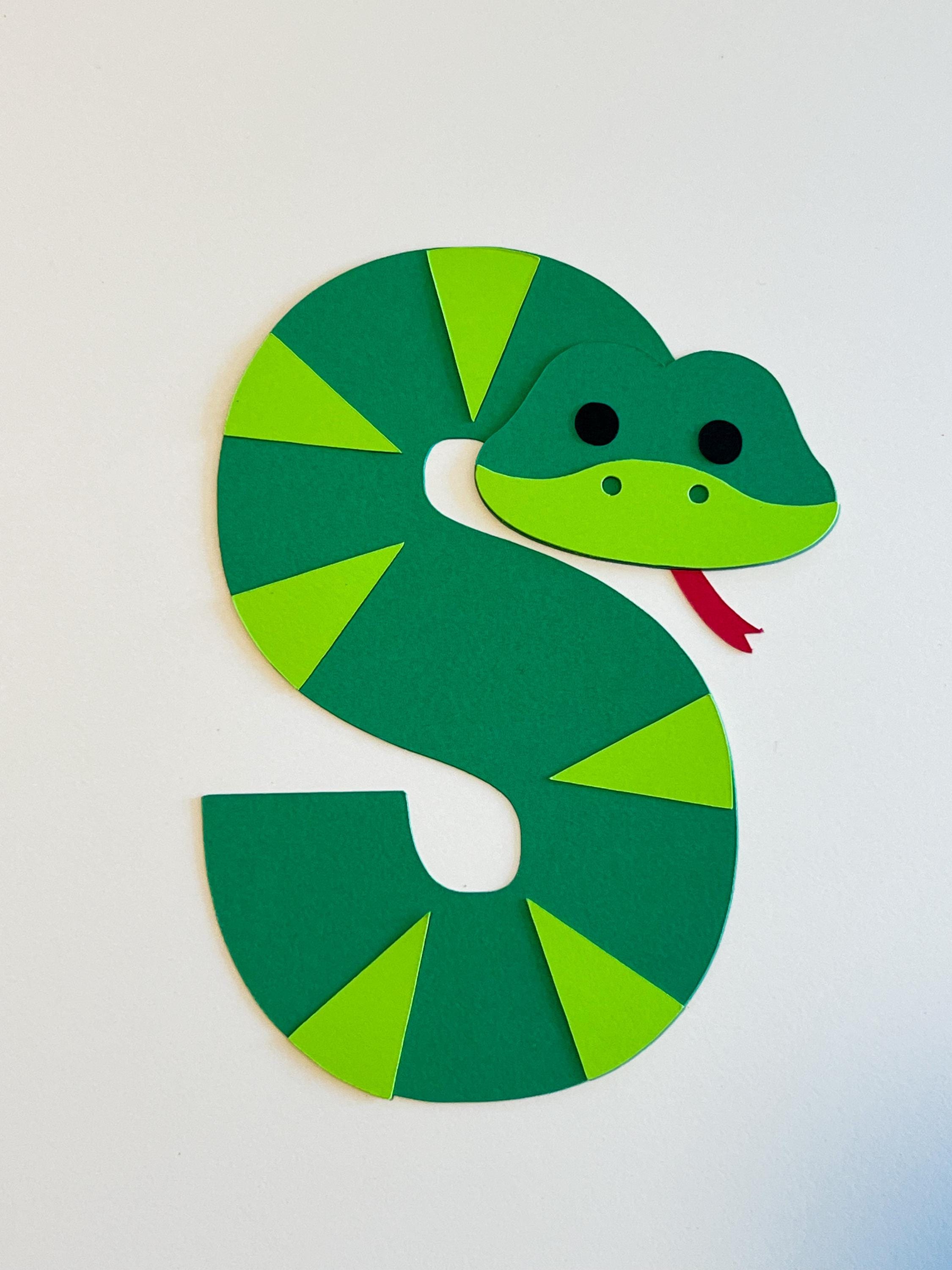 Snake Alphabet Craft Kit: Letter S Activity - Etsy