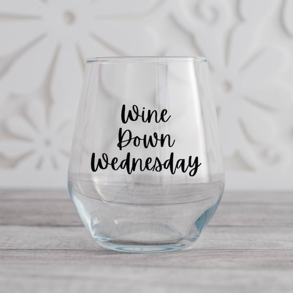 Vinyl Wine Glass - Etsy