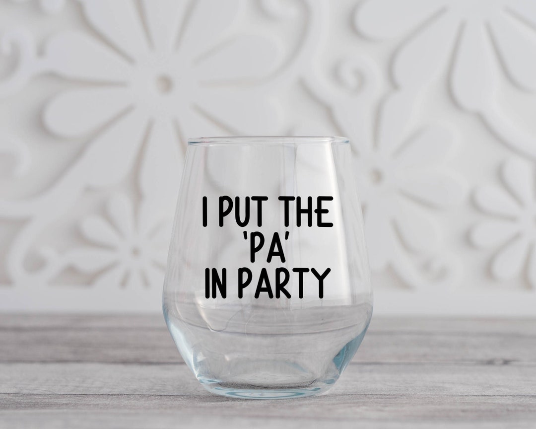 PA in Party Wine Glass, PA School Graduation, Physician Assistant ...