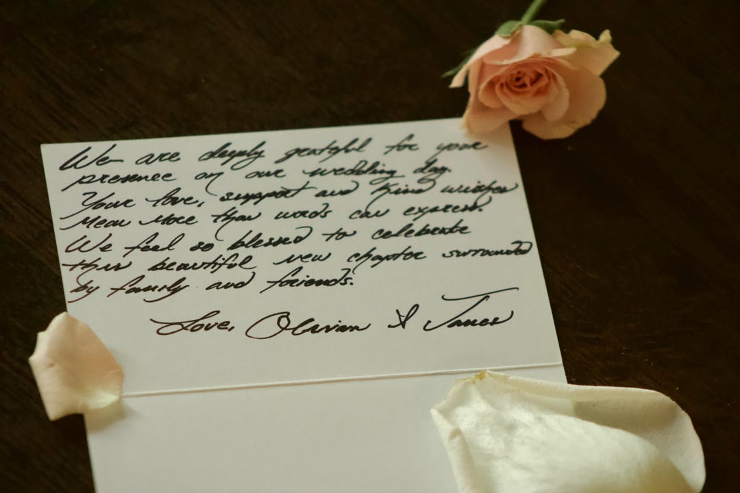 Custom Handwritten Letters – Elegant Calligraphy on Quality Paper - Etsy