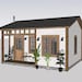 Modern Tiny House Plan: 1 Bedroom, 320 SQFT (PDF Floor Plan) - Etsy