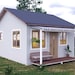 Custom 320 Sq.ft - Modern Country Granny's Tiny Small House Plan ...