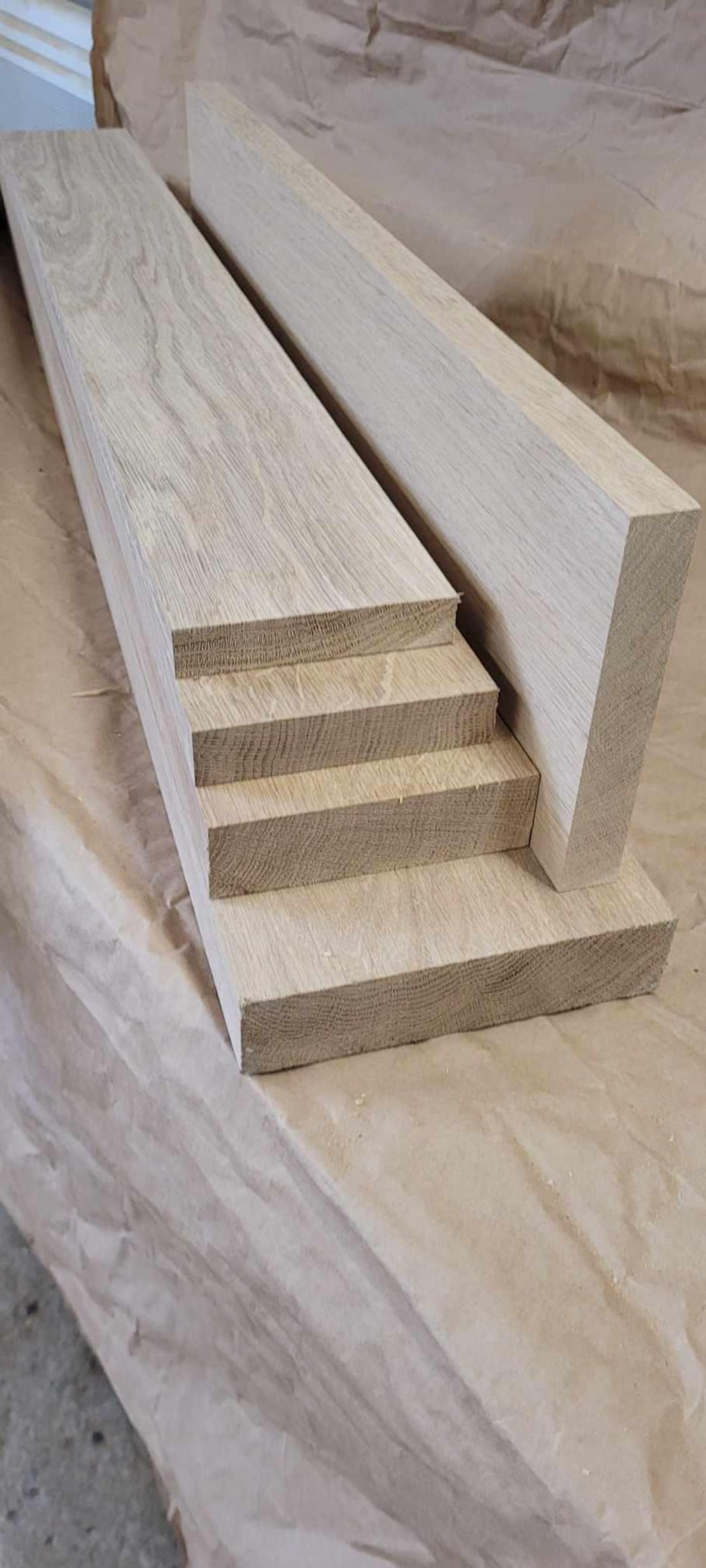 Kiln Dried Oak Boards: Planed Solid Wood (18mm Thick) - Etsy