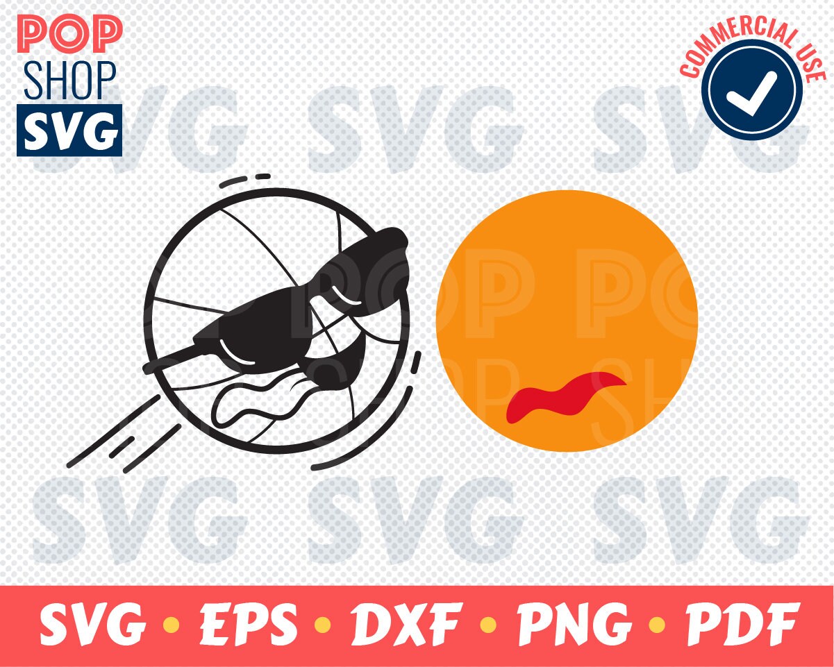 Basketball SVG/ Cut File/ Cartoon Ball Template for Boys/ Digital ...