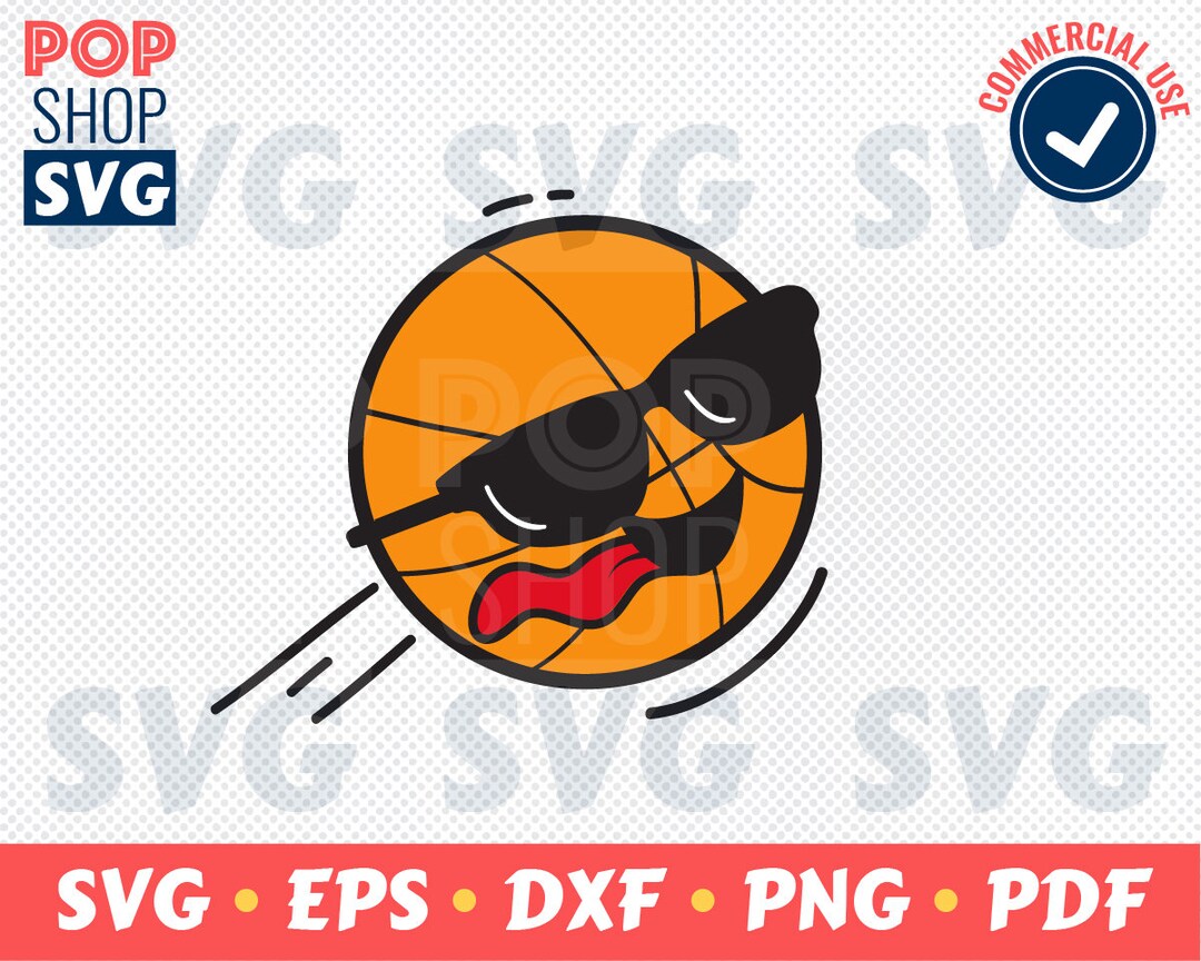 Basketball SVG/ Cut File/ Cartoon Ball Template for Boys/ Digital ...