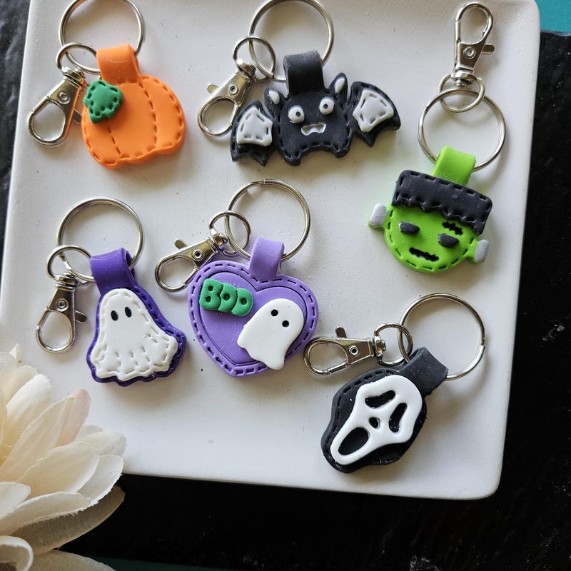 Clay Keychain - Etsy