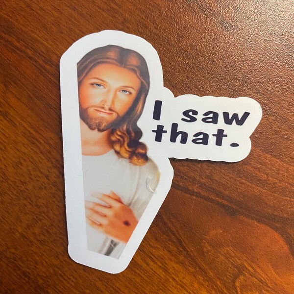 Jesus I Saw That Sticker Car - Etsy