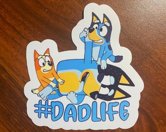 Dad Wagon Bluey Decal - Etsy