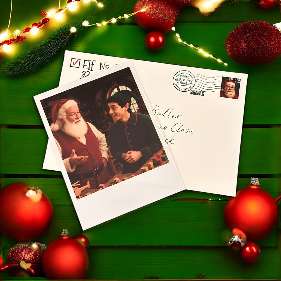 Letter From Santa Handwritten Cursive, Wax Seal & Photo - Etsy