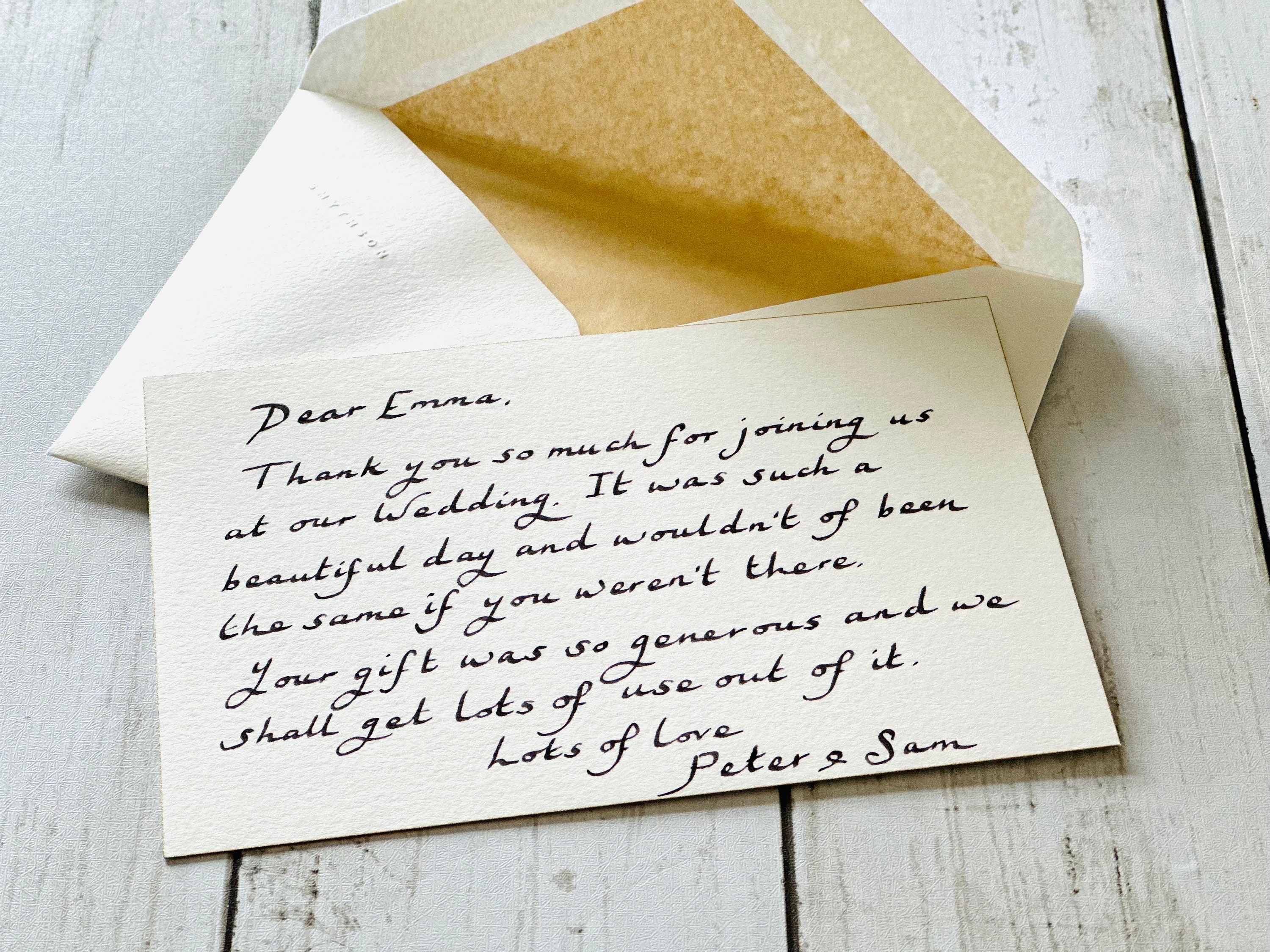 Handwritten Cards for Invites, Thank You Card, Formal Invite ...