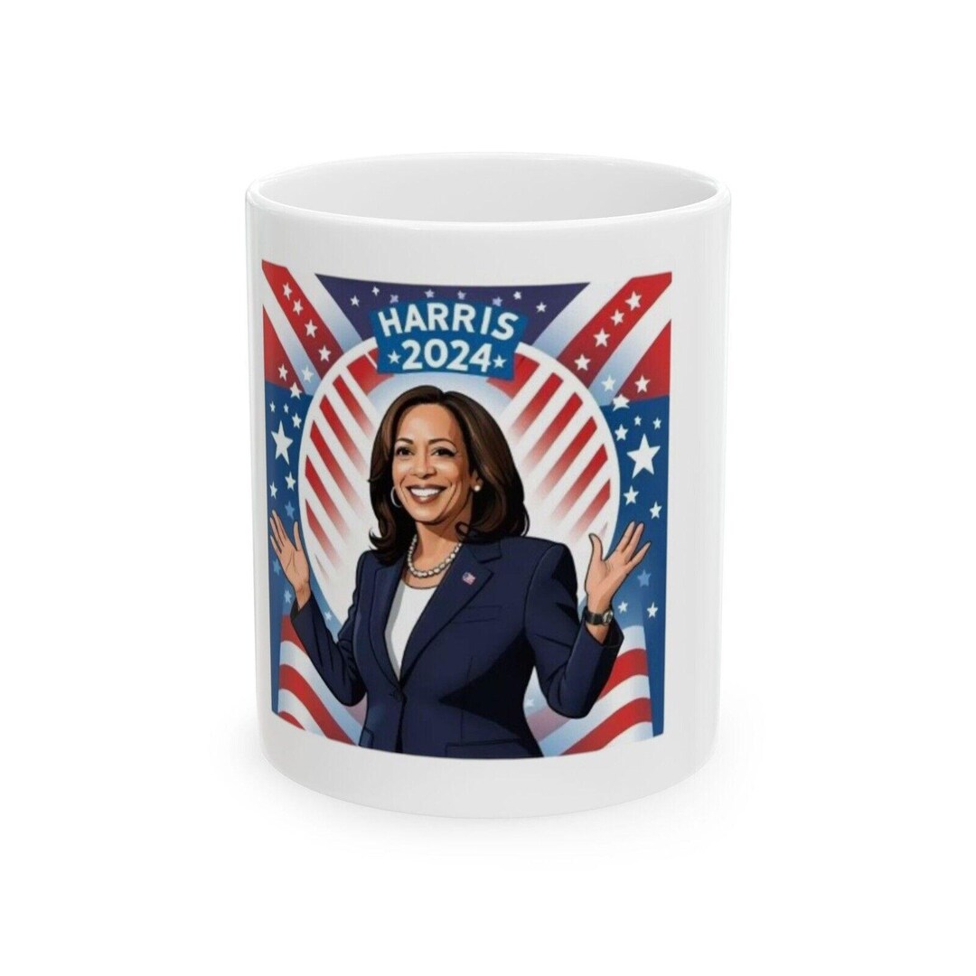 Kamala Harris 2024 President Mug 11oz Ceramic Cup Campaign Gift for ...