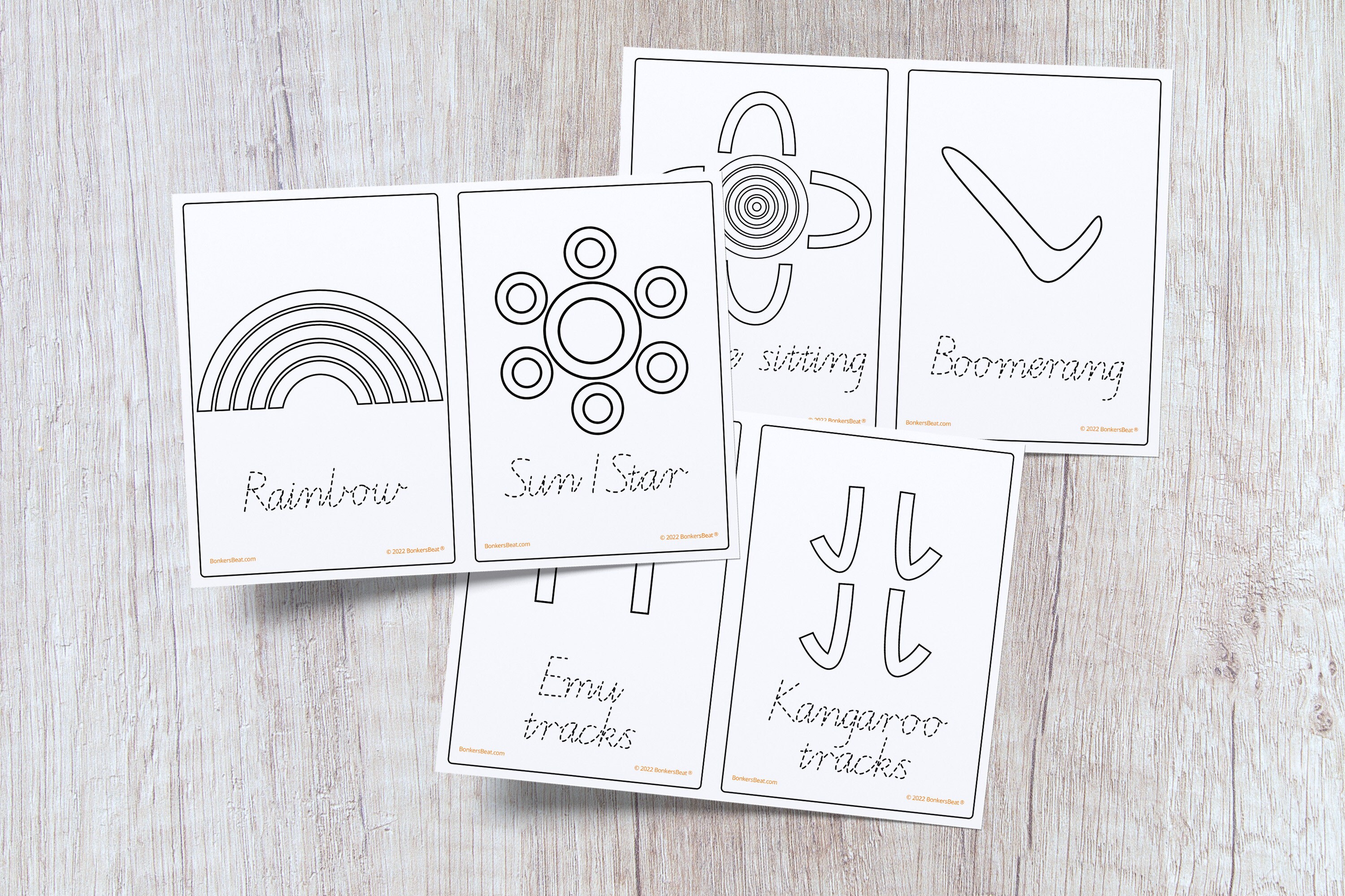 Australian Indigenous Aboriginal COMPLETE Printable Pack - Etsy