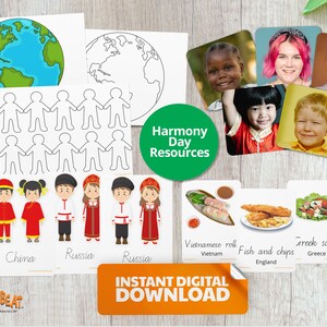 Harmony Day COMPLETE Printable Resources Pack/music/literacy/numeracy ...