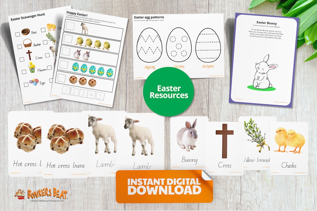 Easter COMPLETE Printable Resources Pack/literacy/numeracy/ Language ...