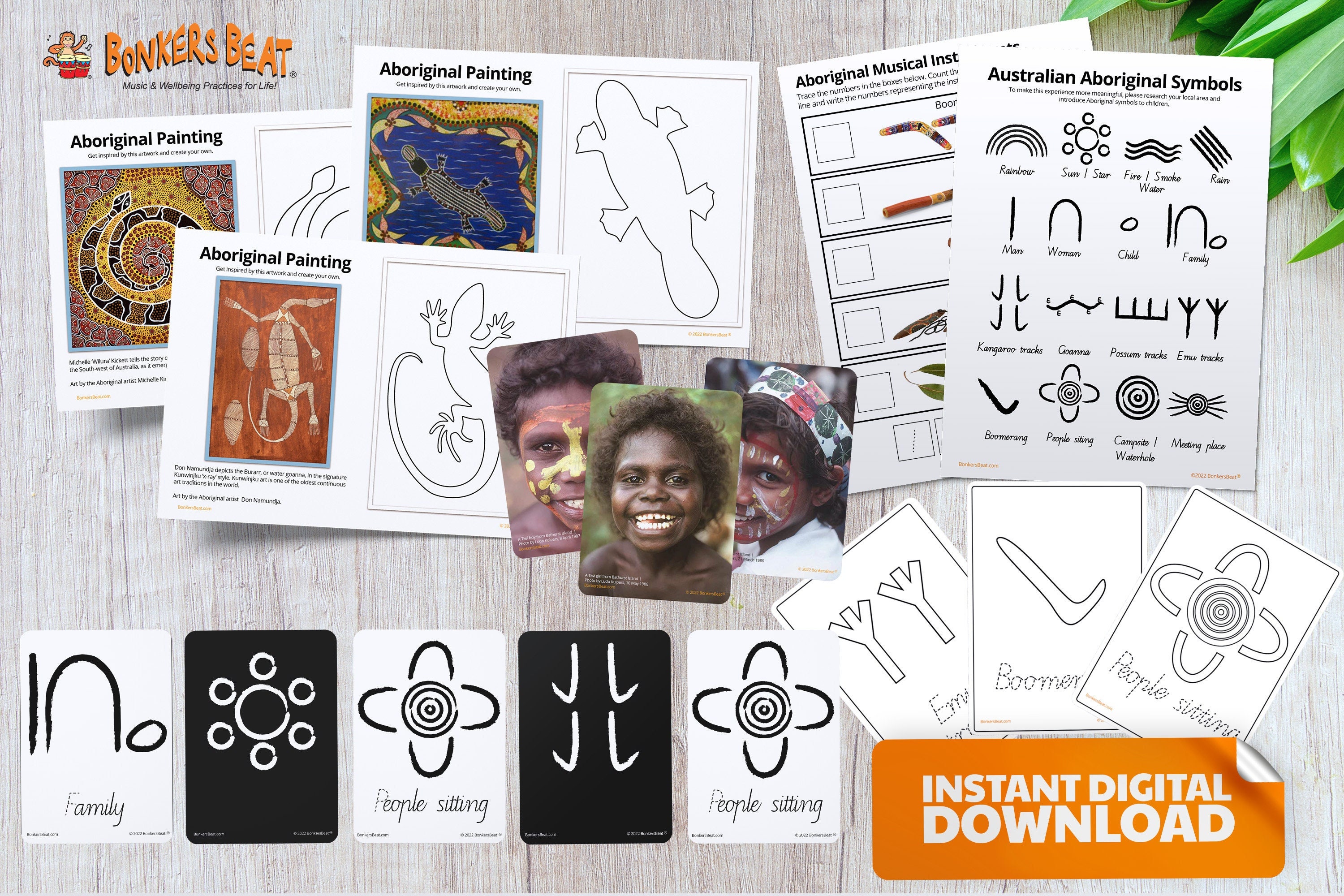 Australian Indigenous Aboriginal COMPLETE Printable Pack, Australian ...