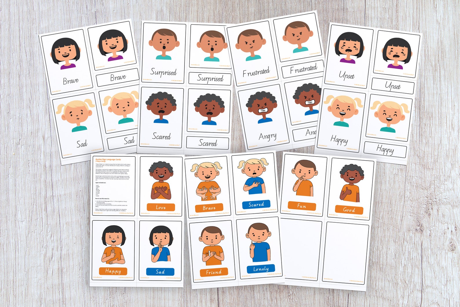 Auslan Sign Language COMPLETE Printable Resources, Sing a Song ...