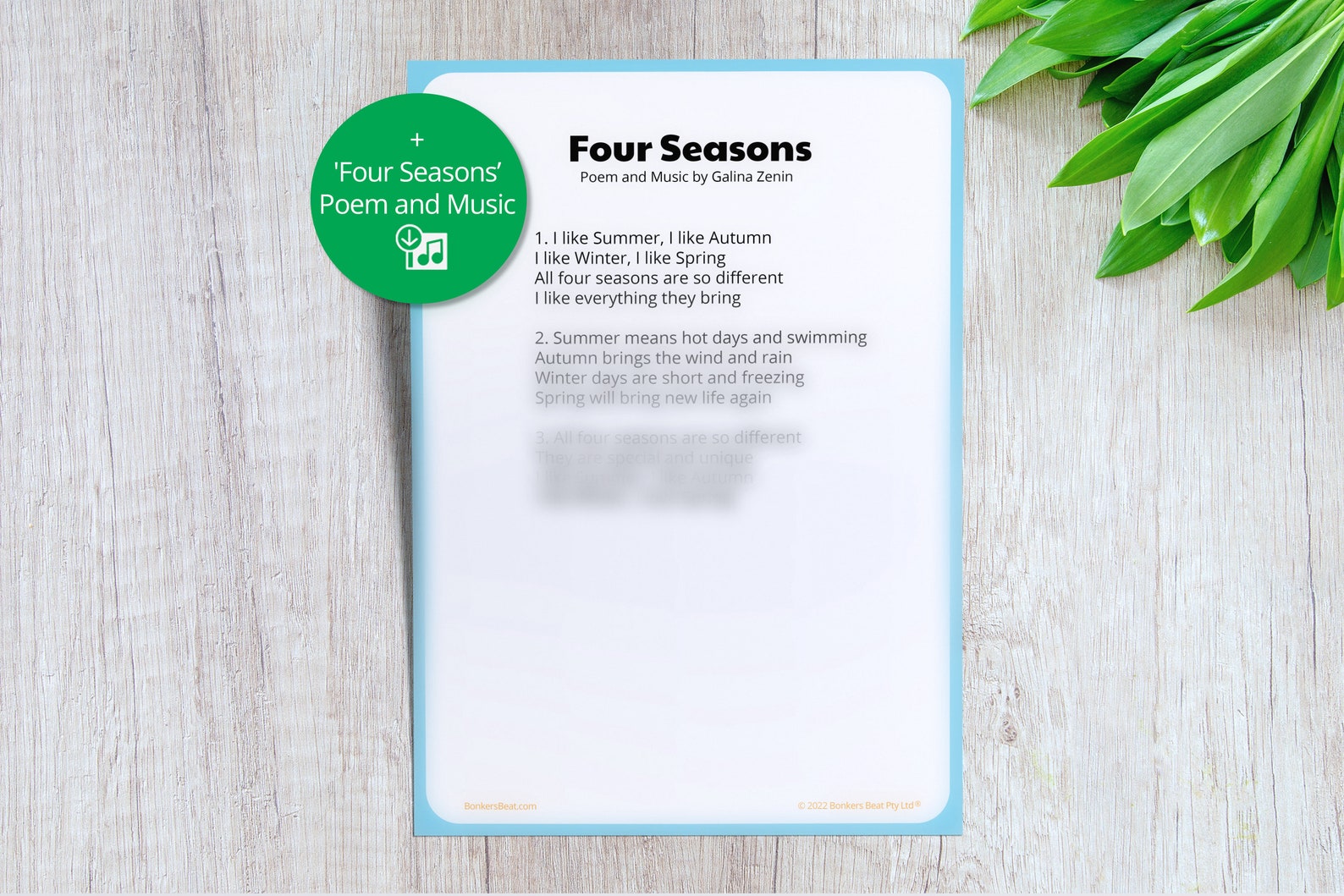 Four Seasons COMPLETE Printable Resources Pack, Montessori, Spring ...