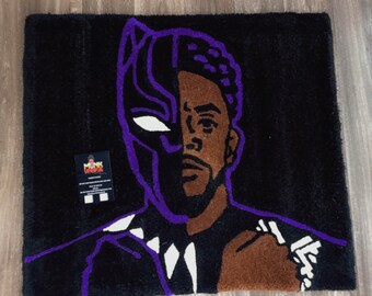 Black Panther Rug - Etsy