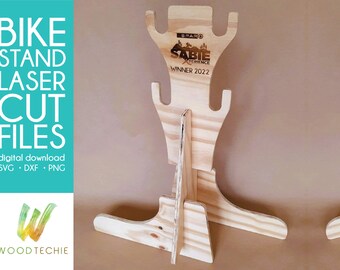 CNC CUTTING FILE Wooden Bike Stand, Cnc Bike Stand, Laser Cut Files ...